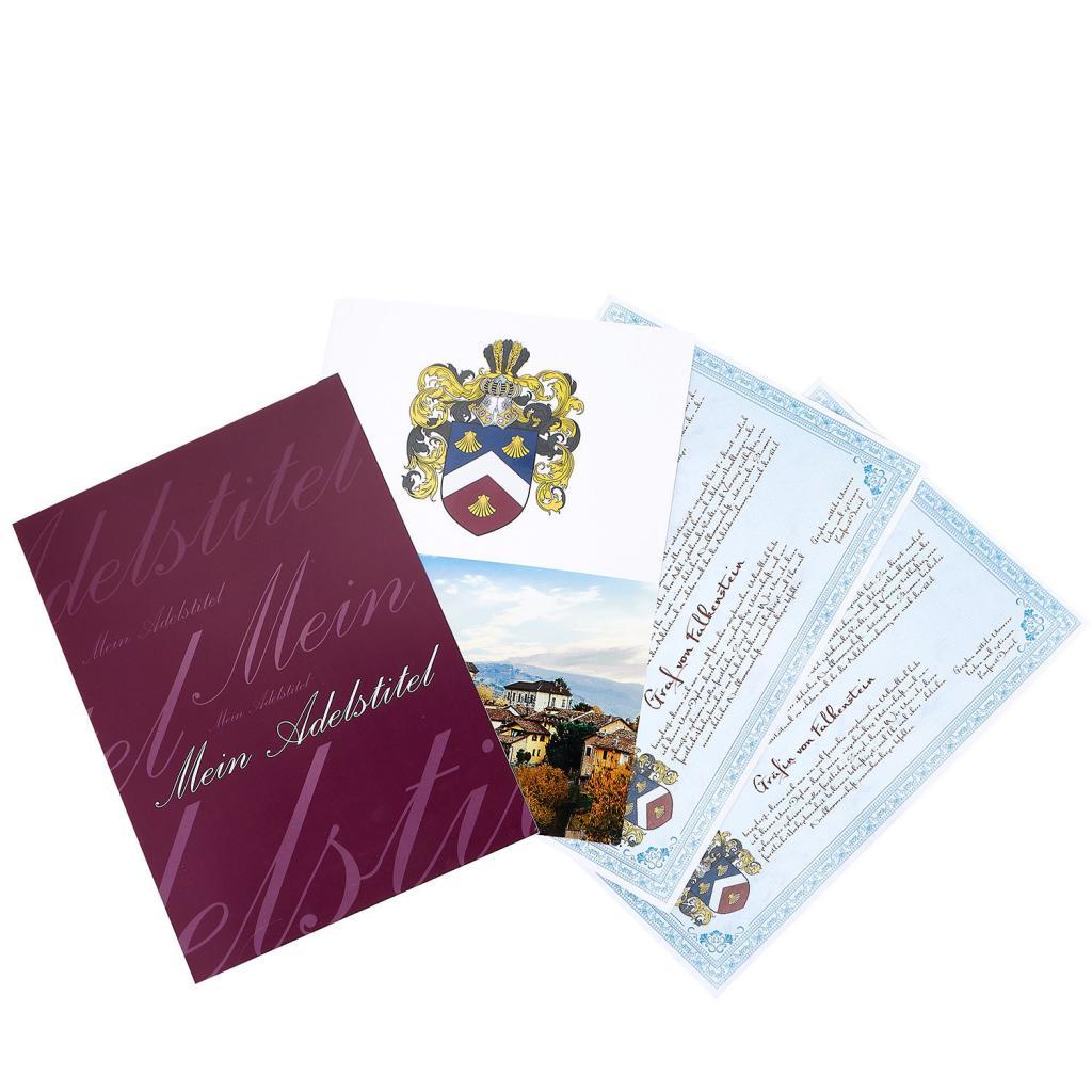 What you get – German Nobility Titles